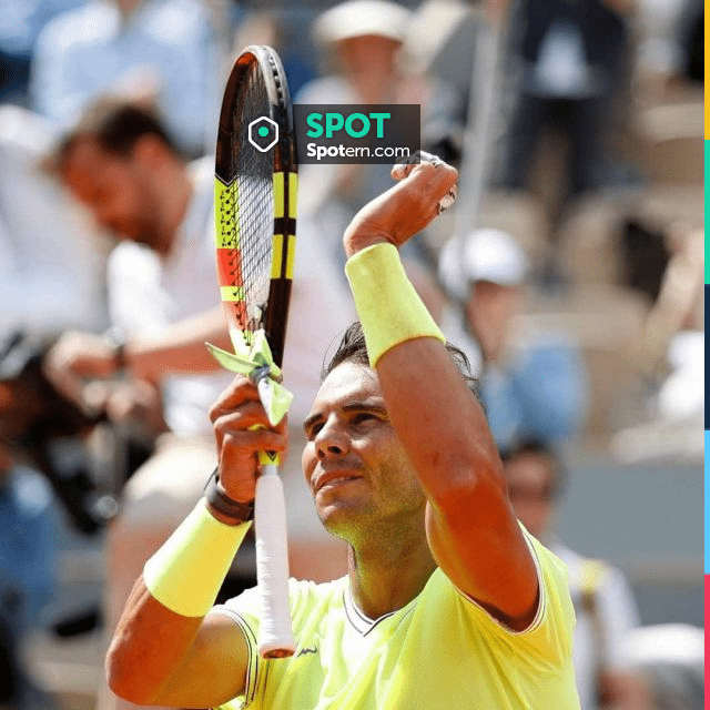 The Babolat racket of Raphael Nadal for Roland Garros 2019 | Spotern