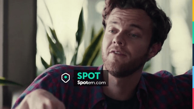 Blue and red check pattern shirt worn by Ben (Jack Quaid) as seen in ...