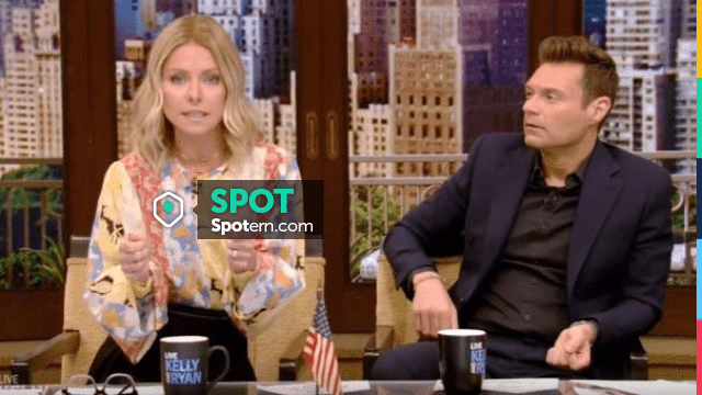 Pastel Yellow Blouse of Kelly Ripa on E! News June 4, 2019 | Spotern