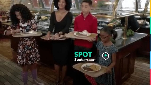 Pippa & Julie Animal Print Dress worn by Diane Johnson (Marsai Martin ...