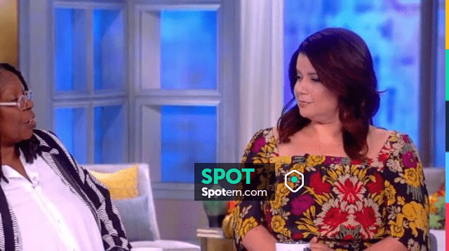 Kobi Halperin Leandra Printed Silk Dress worn by Ana Navarro on The ...