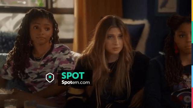 Camo Ringer t-shirt worn by Sky Forster (Halle Bailey) in grown-ish ...