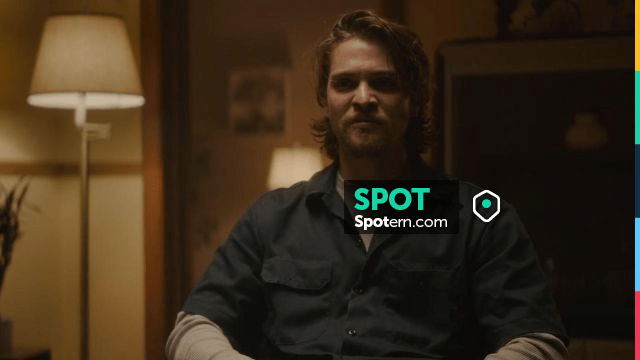 Grey Work Shirt worn by Nick Brenner (Luke Grimes) as seen in Into The ...