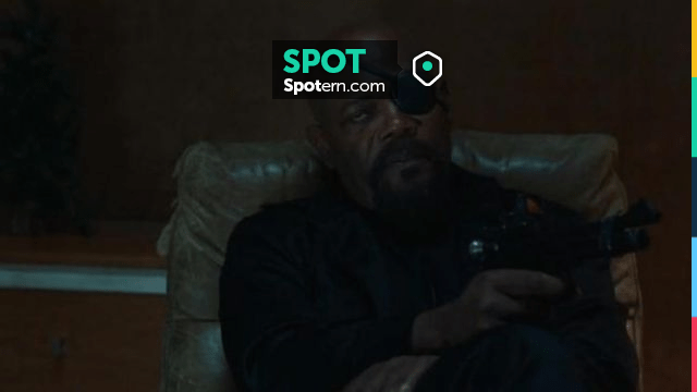 Black leather eye patch worn by Nick Fury (Samuel L. Jackson) in Spider ...