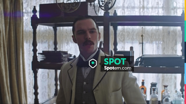 Black bow tie worn by Nikola Tesla (Nicholas Hoult) in The Current War ...