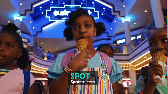 Striped Overalls worn by Erica Sinclair (Priah Ferguson) in Stranger ...