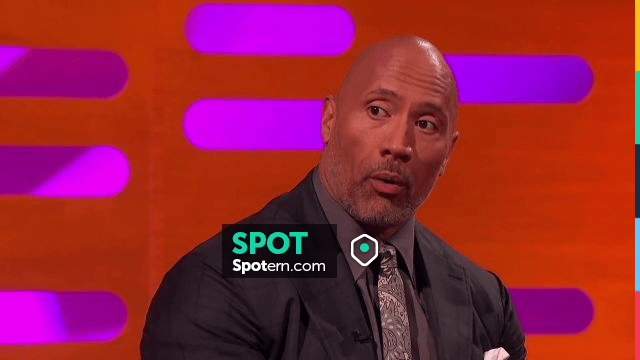 Dark Grey formal Long Sleeve Shirt worn by Dwayne Johnson in The Graham ...