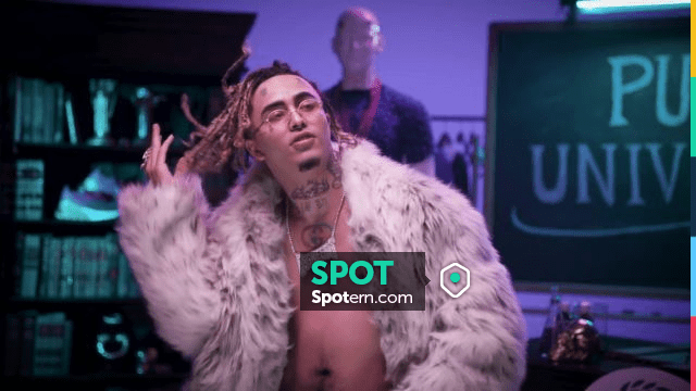 Fur Coat worn by Lil Pump as seen on Pump Uni­ver­sity - Epi­sode 3 ...