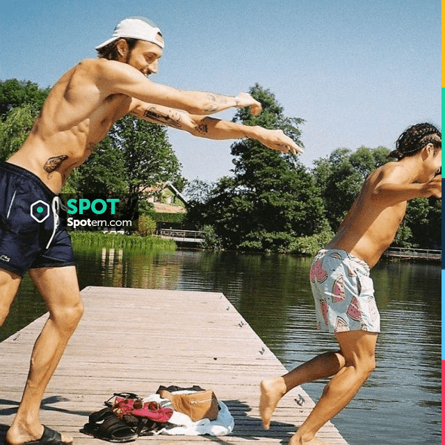 the shorts Lacoste Romeo Elvis on the account instagram of @elvis.romeo ...