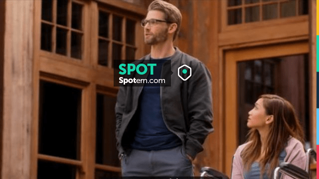 Black bomber worn by Russell Williams (Mike Vogel) in Secret obsession ...