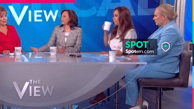 Rag & Bone Lucy Linen Blend Blazer worn by Meghan McCain on The View ...