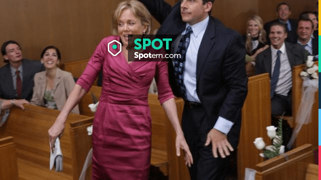 Pink Satin Dress Of Helene Beesly Linda Purl In The Office Season 06
