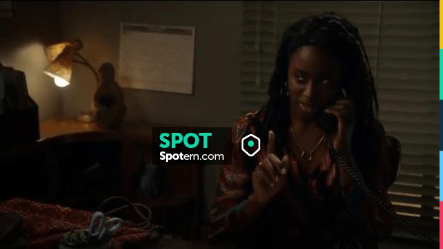 Alice + Olivia Omega Blouson Wrap Top worn by Nicole Malloy (Kirby ...