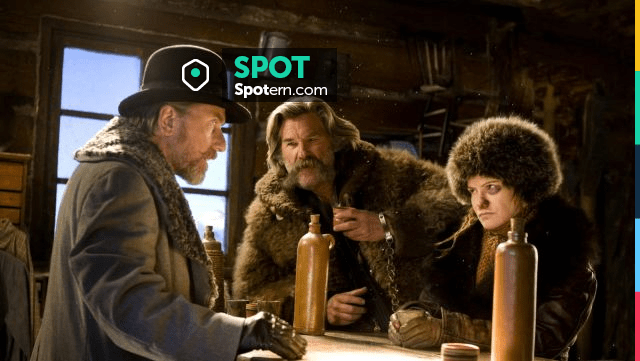 Black bowler hat worn by Oswaldo Mobray (Tim Roth) in The Hateful Eight ...