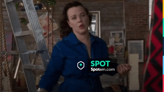 Givenchy Logo-Embroidered Cotton Band Jumpsuit worn by Maggie (Debi ...