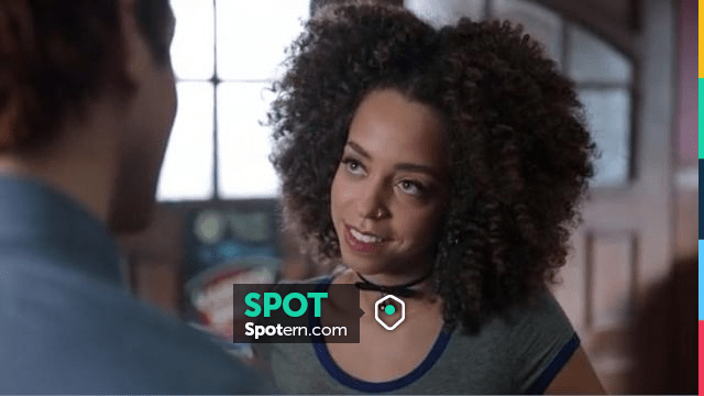 ALDO Thin Bow Choker worn by Valerie Brown (Hayley Law) in Riverdale ...
