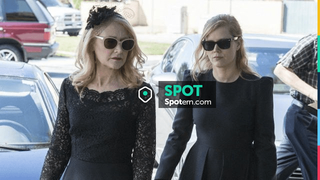 The black dress in Lace Adora Crellin (Patricia Clarkson) in Sharp ...