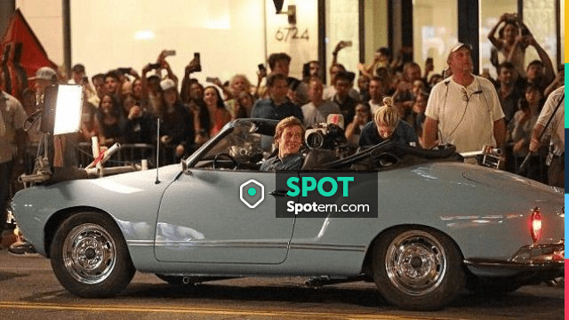1967 Volkswagen Karmann Ghia used by Cliff Booth (Brad Pitt) on the set ...
