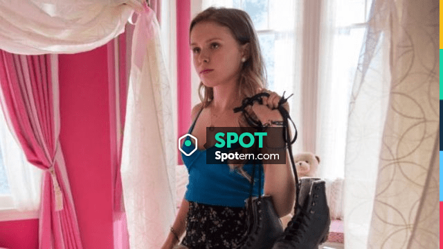 Blue Wrap Tank Top worn by Amma Crellin (Eliza Scanlen) in Sharp ...
