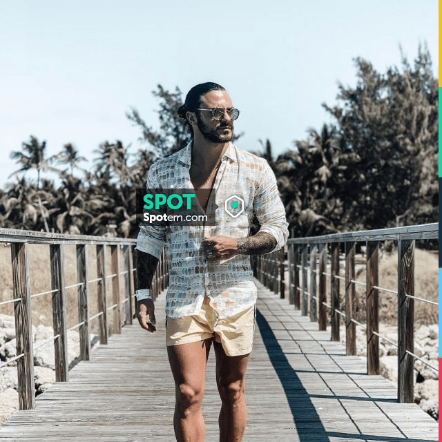 The shirt Euopann of Benjamin Samat on his account Instagram @benji ...