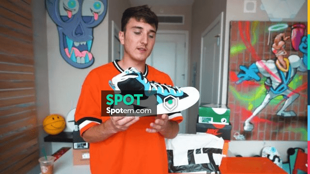 Sneakers Nike blue turquoise and white of Harrison Nevel in I Bought ...