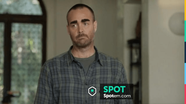 Cpo Long Sleeved Button Down Plaid Grid Shirt worn by Phil Tandy Miller ...