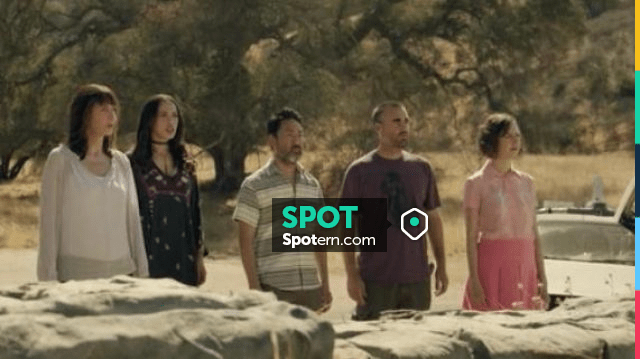 Last Earth Dark Purple Heathered Raccoon Printed Tee worn by Phil Tandy ...