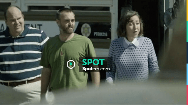 Vert imprimé Chien Tee Shirt porté par Phil Tandy Miller (Will Forte ...