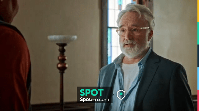 Fit Stretch Dress Shirt Sky Blue worn by Bradley Whitford in NBC's ...