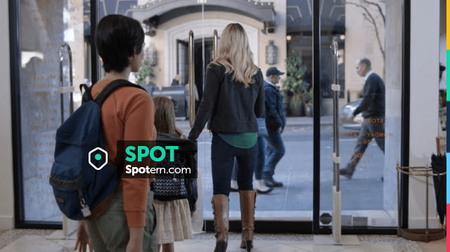 Jansport Backpack in blue worn by Elodie Davis (Brianna Hildebrand) in ...