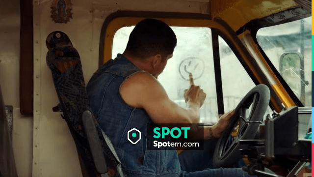 Denim Jeans Trucker Vest in Blue worn by Angel Reyes (Clayton Cardenas ...