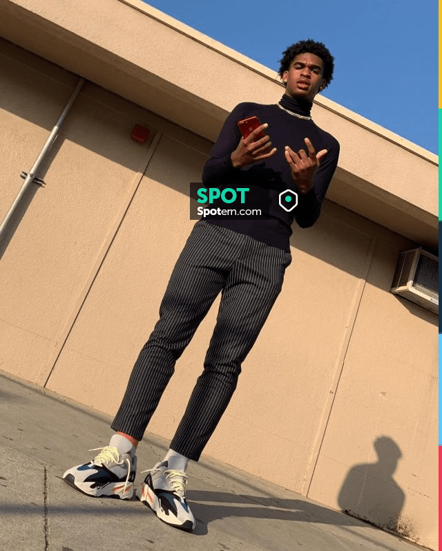 The Turtleneck Sweater black Josh Christopher on the account Instagram ...