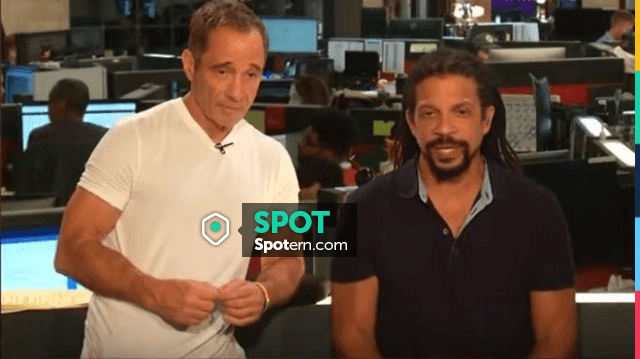 White Tee worn by Harvey Levin on TMZ Live August 4, 2019 | Spotern