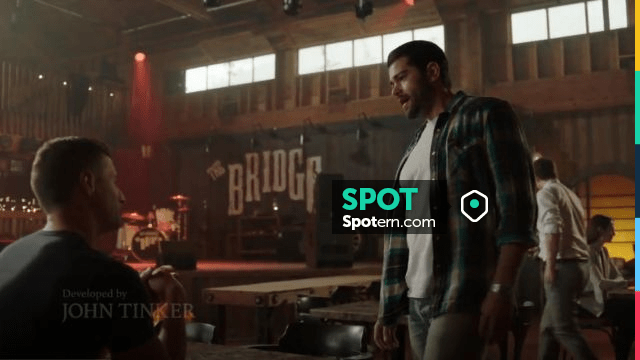 RRL buffalo cotton western shirt worn by Trace Riley (Jesse Metcalfe ...