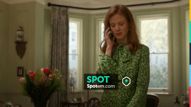 Ghost green london alya dress worn by Gemma (Zoe Boyle) in Four ...
