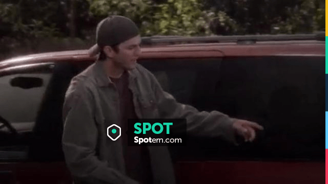 Carharrt Men’s gray rugged flex rigby fleece-lined shirt jacket worn by ...