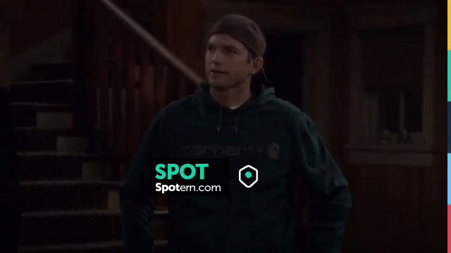 Carharrt Green Delmont Signature Graphic Hooded Sweatshirt worn by Colt ...