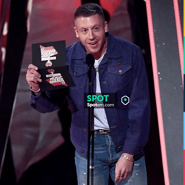 Blue denim Jacket used by Macklemore on the Instagram account ...