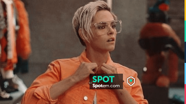 Orange Denim Jacket worn by Sabina Wilson (Kristen Stewart) in Charlie ...