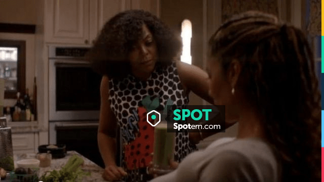 Gucci strawberry print tank top worn by Cookie Lyon (Taraji P. Henson ...