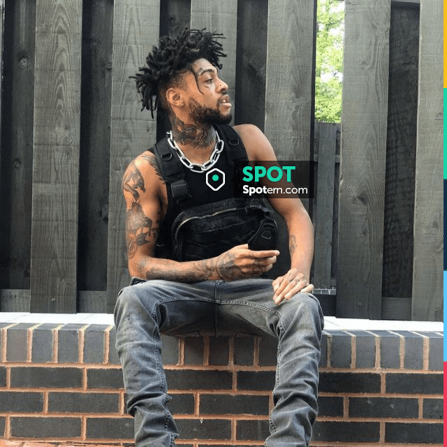 Chain silver wholesale chain links carried by Scarlxrd on his account ...