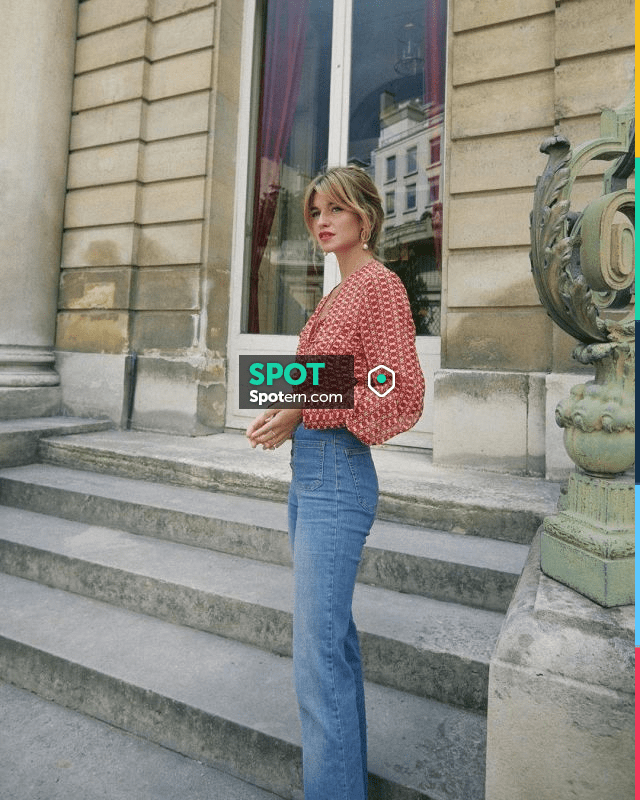 Stevie May sunny afternoon ruched top worn by Constance Arnoult on the ...