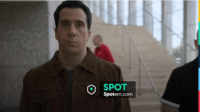 Ralph Lauren suede trucker jacket worn by Jason Antolotti (Troy Garity ...