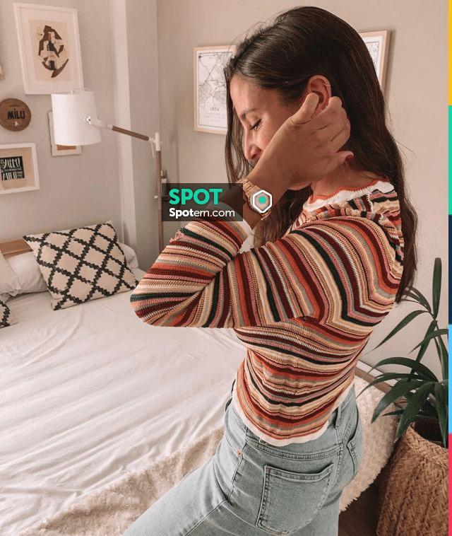 Gold watch of Marta Alexandra on the Instagram account @mpombor | Spotern