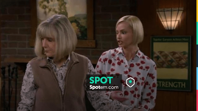 Equipement Leema Floral Print Camisa de seda lavada usada por Jill ...