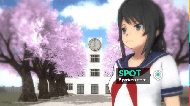 La tenue scolaire de l'élève tueuse dans Yandere Chan scares the Police ...