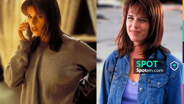 The denim jacket worn by Sidney Prescott (Neve Campbell) in the movie ...
