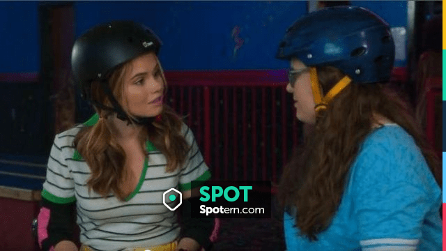 Forever 21 striped ribbed polo top worn by Patty Bladell (Debby Ryan ...