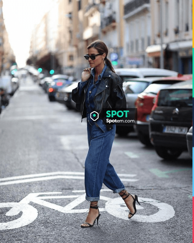 Mono Denim Azul de Silvia Zamora en la cuenta de Instagram @ladyaddict ...