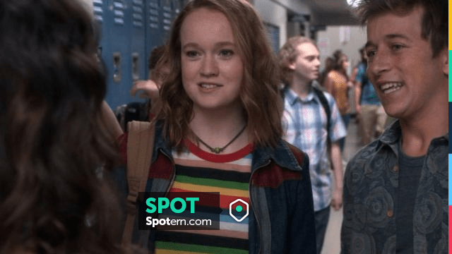 T shirt striped multi-color by Abby Hammond (Liv Hewson) in Santa ...